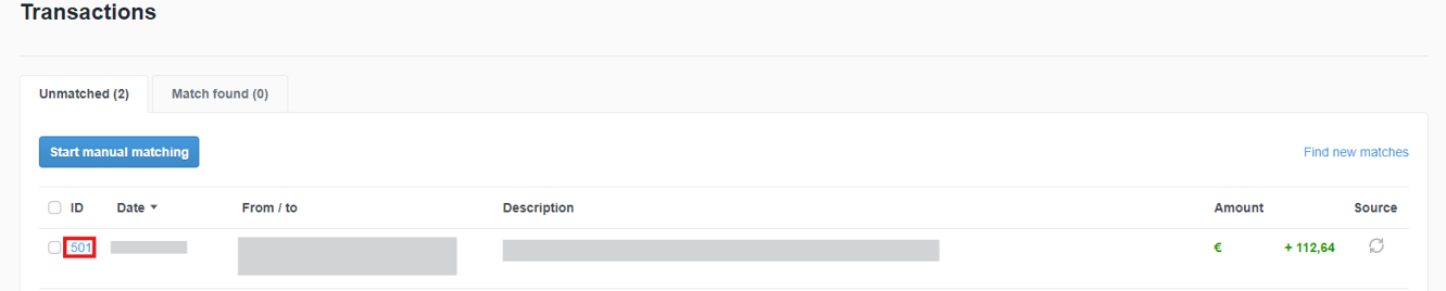 How do I process transactions in WeFact?
